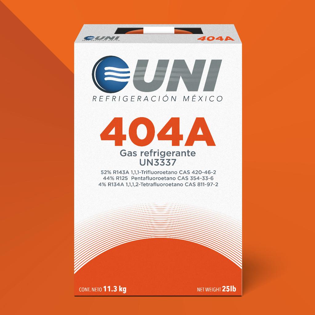 Refrigerante UNI- GAS REFRIGERANTE 404A BOYA DE 10.9KG