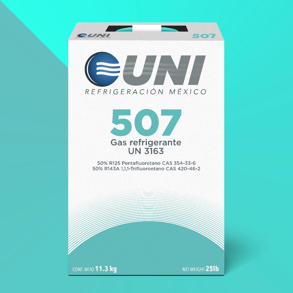Refrigerante UNI- GAS REFRIGERANTE 507 BOYA DE 11.34KG